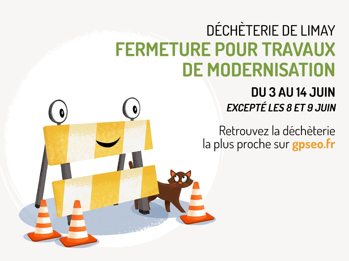 Déchèterie de Limay : un accès modernisé et simplifié dès le 5 août 2024 | GPSEO