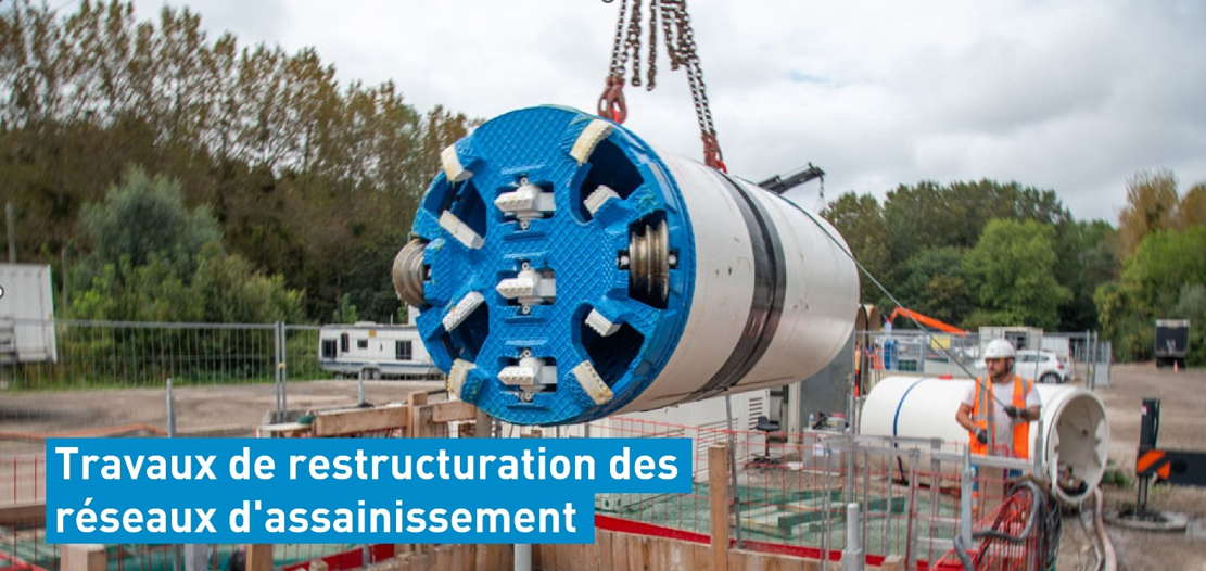 On connait le nom du microtunnelier qui interviendra sur le réseau d'assainissement de Limay | GPSEO